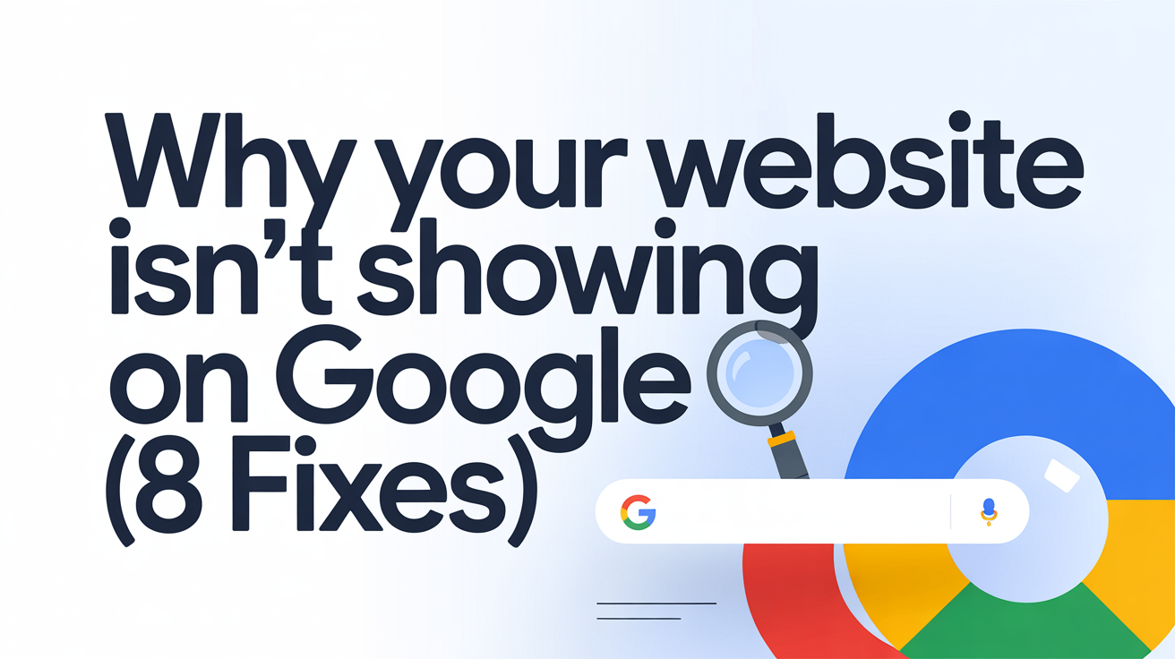 8 Reasons Why Your Website Is Not Showing up on Google(And How to Fix It)